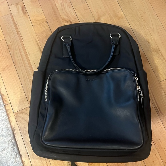 Lo & Sons | Bags | Lo Sons Black Structured Backpack | Poshmark